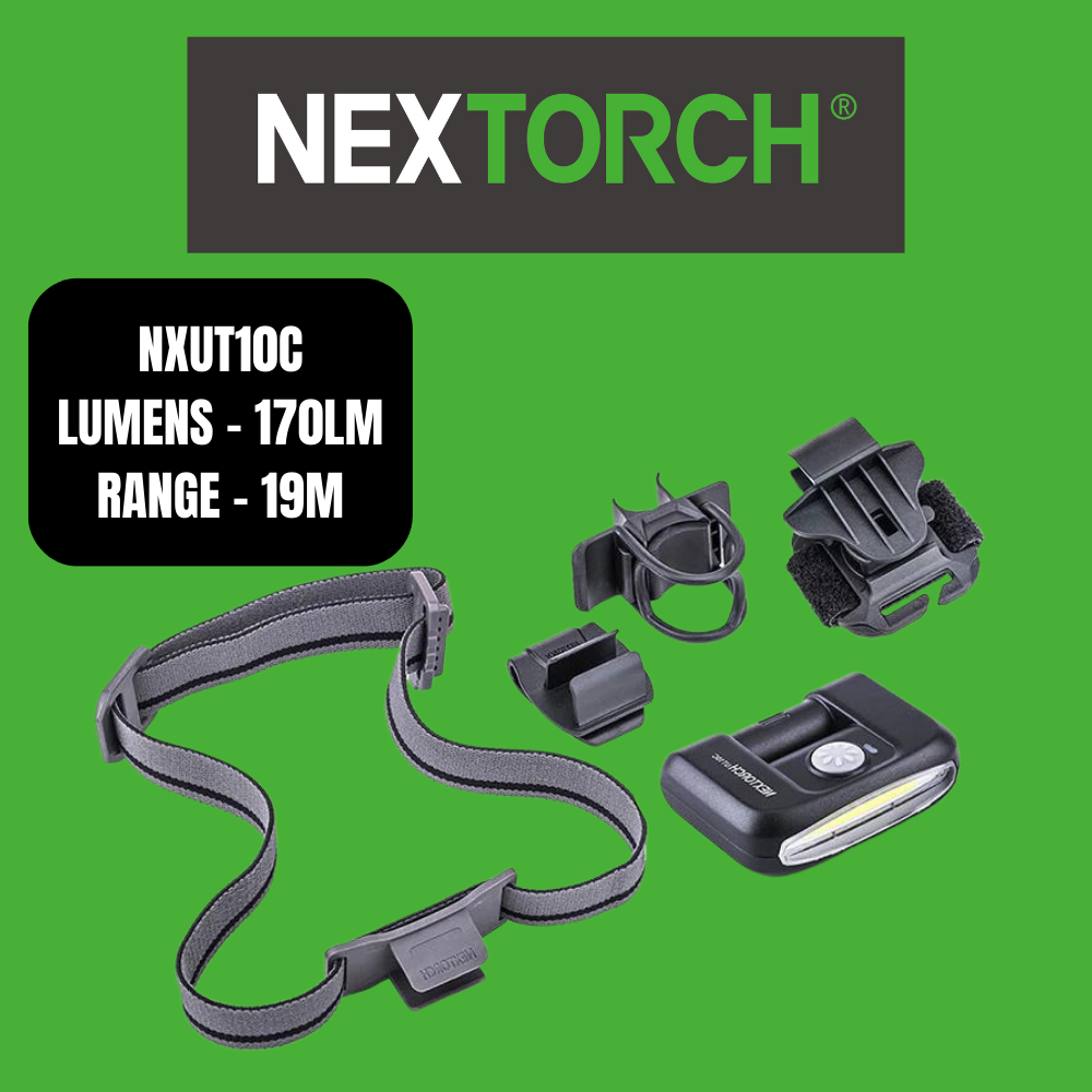 Nextorch UT10C Compact Rechargeable Flood Light, White/Red LED – Nextorch Australia